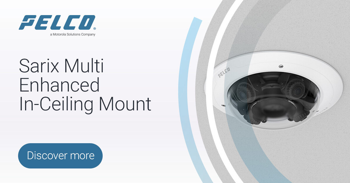 Sarix Multi Enhanced In-Ceiling Mount | Pelco Sarix Multi Enhanced In-Ceiling Mount | Pelco